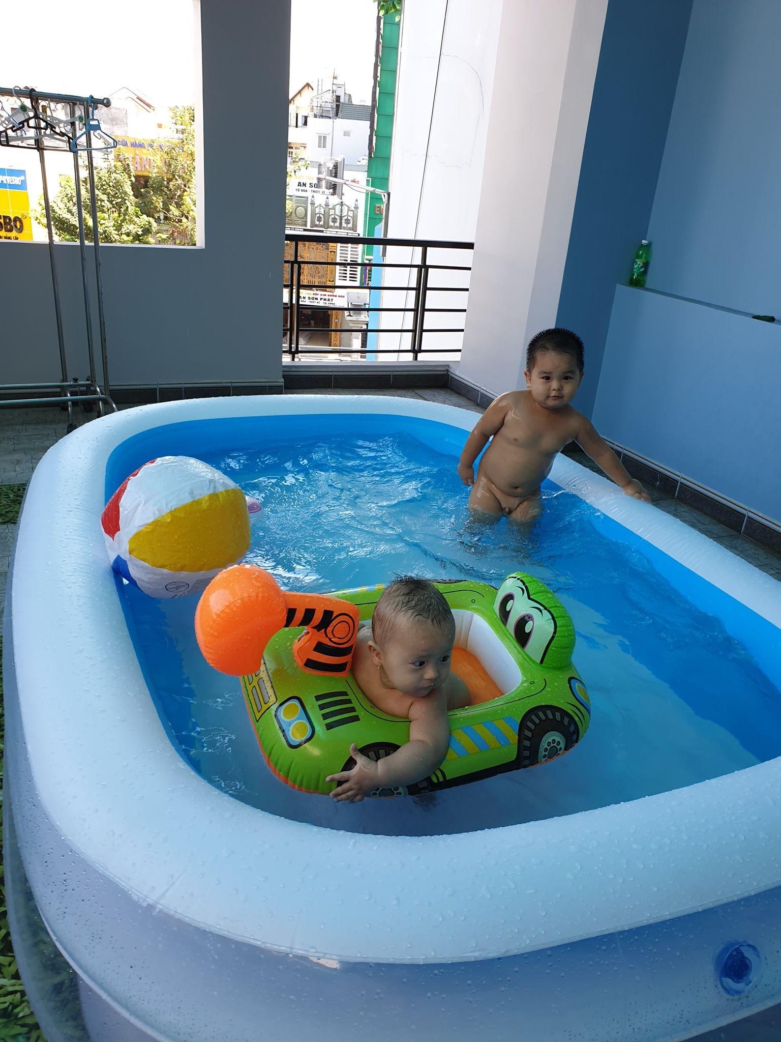 Bể bơi phao mini 3 tầng cho bé hình oval INTEX 57482 - Intex Việt Nam