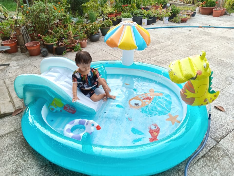 Bể bơi phao cầu trượt cá sấu Intex 57165 - Intex Việt Nam