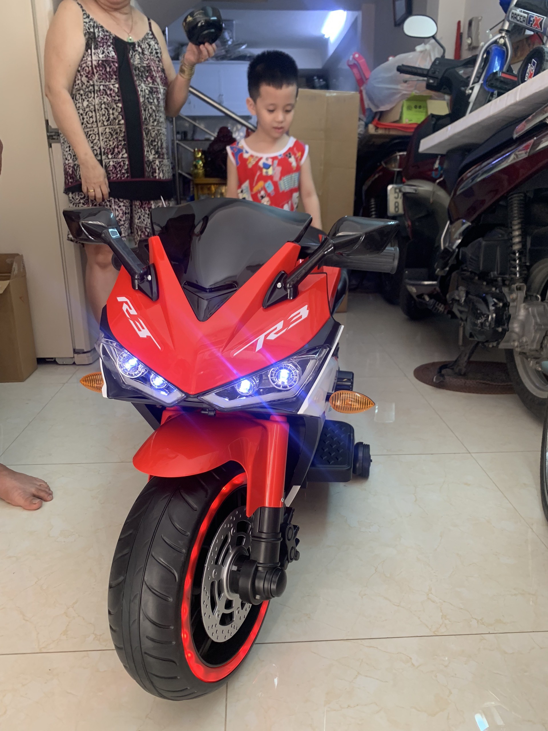 Xe máy điện trẻ em Ducati R3 BBT-3000 - Baby Của Tôi