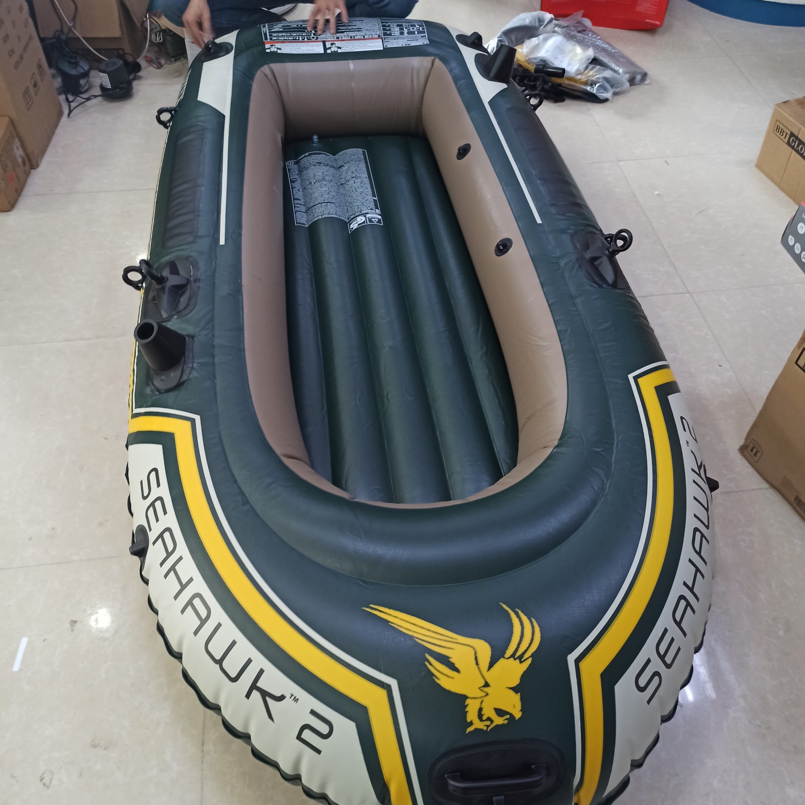 Thuyền bơm hơi INTEX 68347 - Thuyền Seahawk 2 người