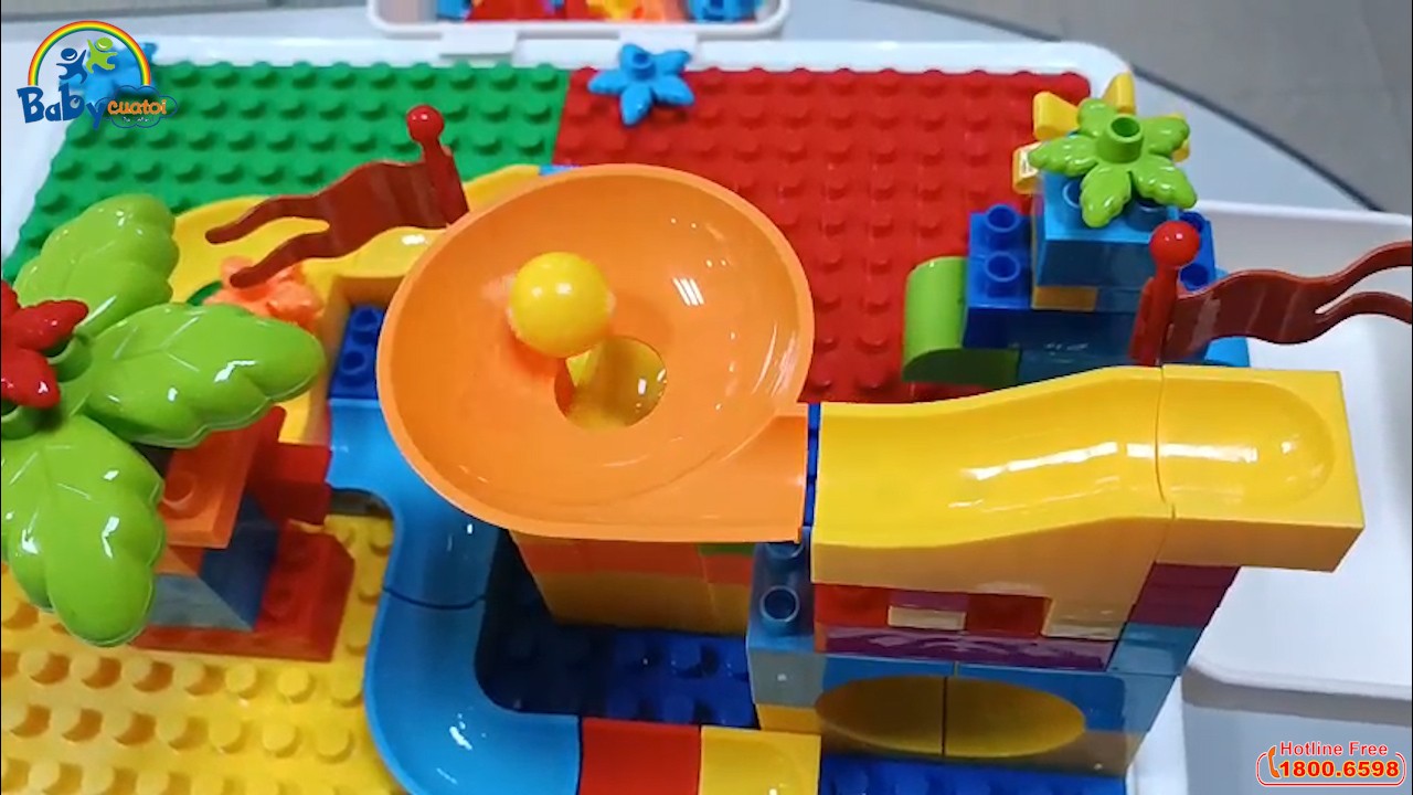 Bộ bàn ghế xếp hình LEGO đa năng kèm 105 chi tiết xếp hình cỡ lớn UG401-2