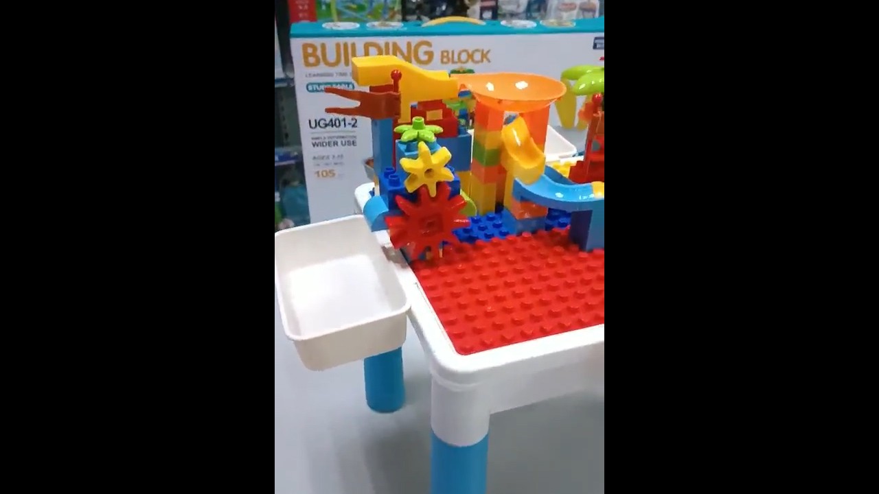 Bộ bàn ghế xếp hình LEGO đa năng kèm 105 chi tiết xếp hình cỡ lớn UG401-2