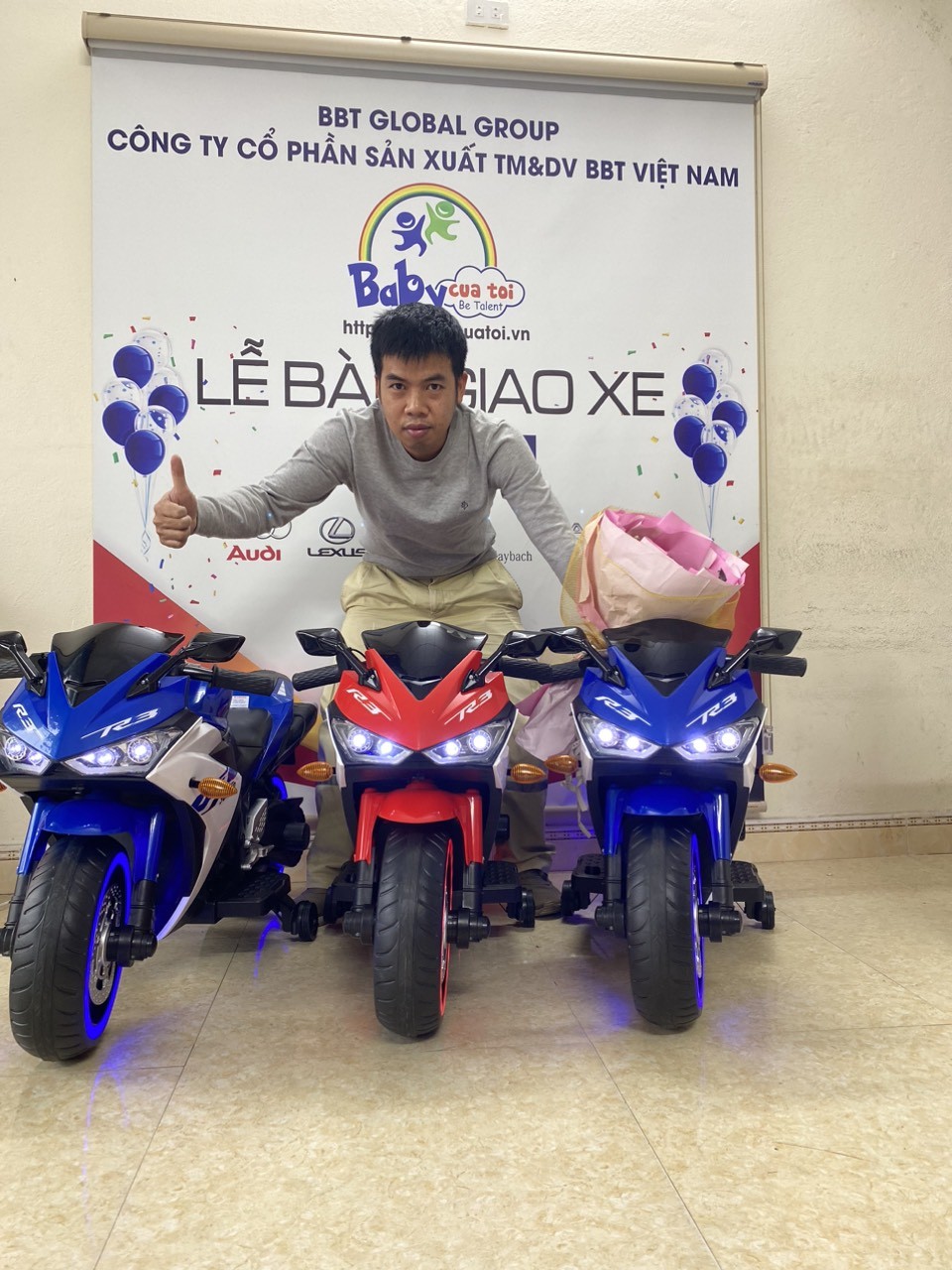 Xe máy điện trẻ em Ducati R3 BBT-3000 - Baby Của Tôi