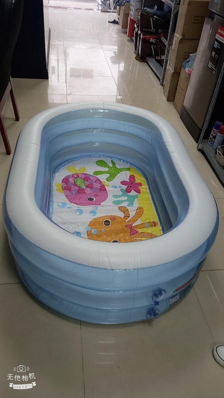 Bể bơi phao mini 3 tầng cho bé hình oval INTEX 57482 - Intex Việt Nam