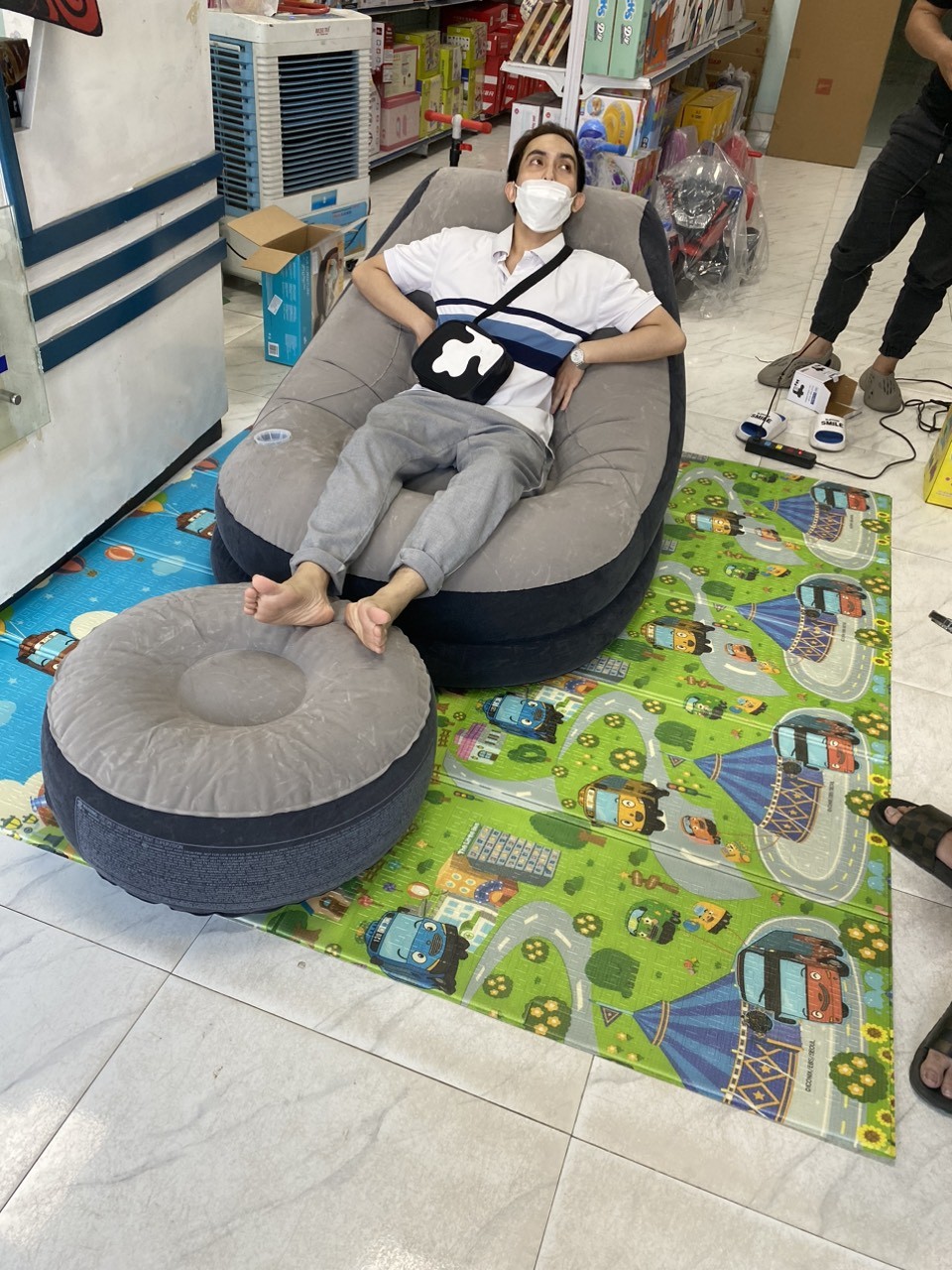 Ghế hơi tựa lưng INTEX 68564