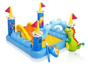 Bể bơi phao cầu trượt INTEX