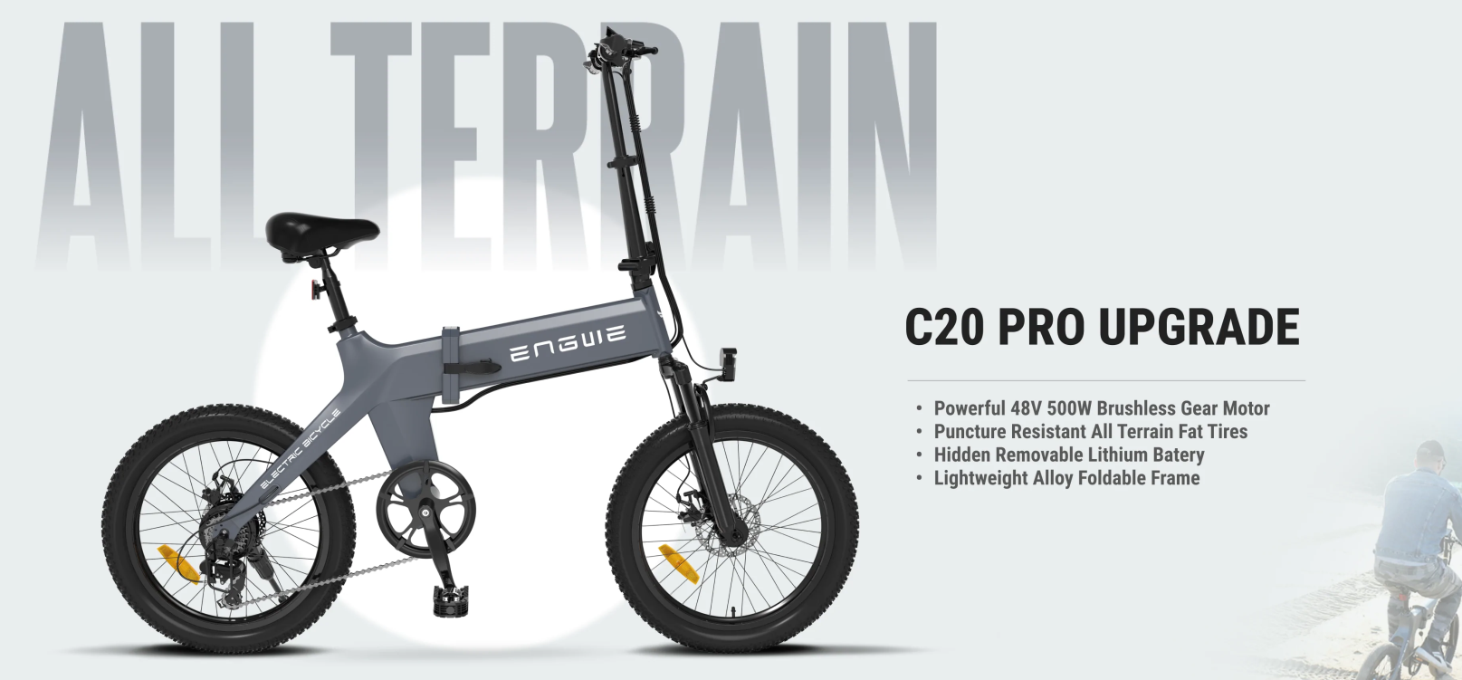 Xe Đạp Điện Trợ Lực ENGWE C20 PRO Chính Hãng - Gấp Gọn - Giá Rẻ Nhất Việt Nam