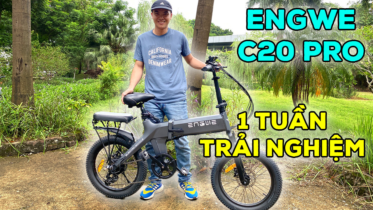 Xe Đạp Điện Trợ Lực ENGWE C20 PRO Chính Hãng - Gấp Gọn - Giá Rẻ Nhất Việt Nam