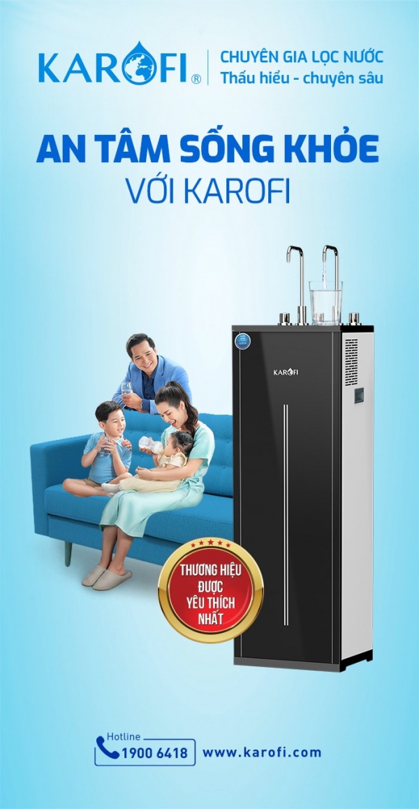 Giá máy lọc nước RO Karofi chính hãng