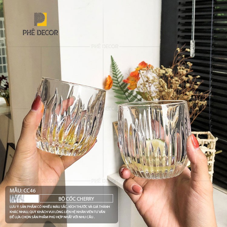 CC46 - Bộ 6 cốc Cherry