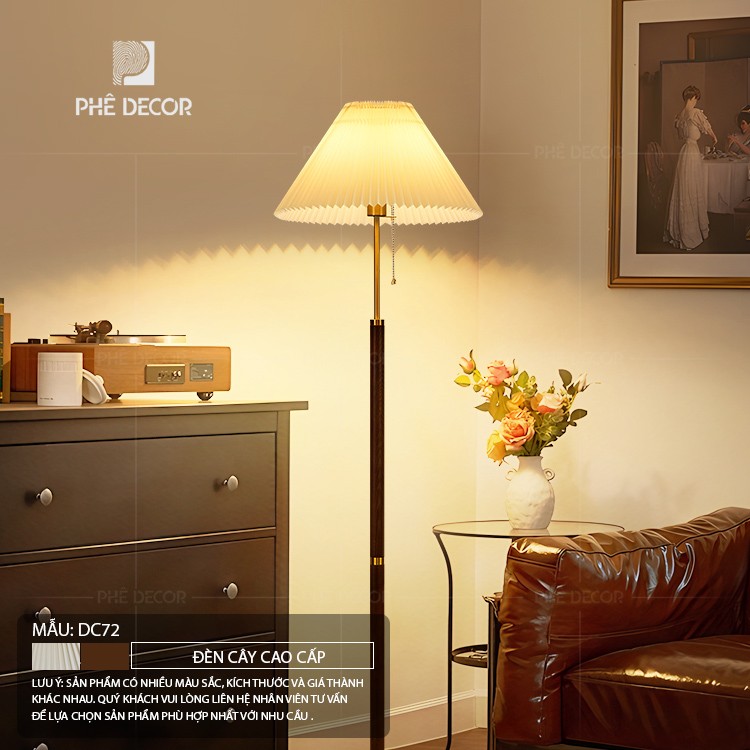 Đèn cây trang trí phòng khách nhỏ gọn - Cozy DC72