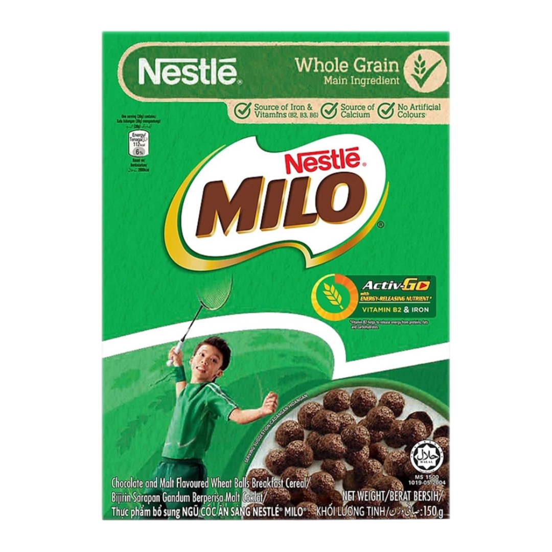 Ngũ Cốc Viên Socola, Milo, Chocolate & Malt Flavoured Wheat Balls ...