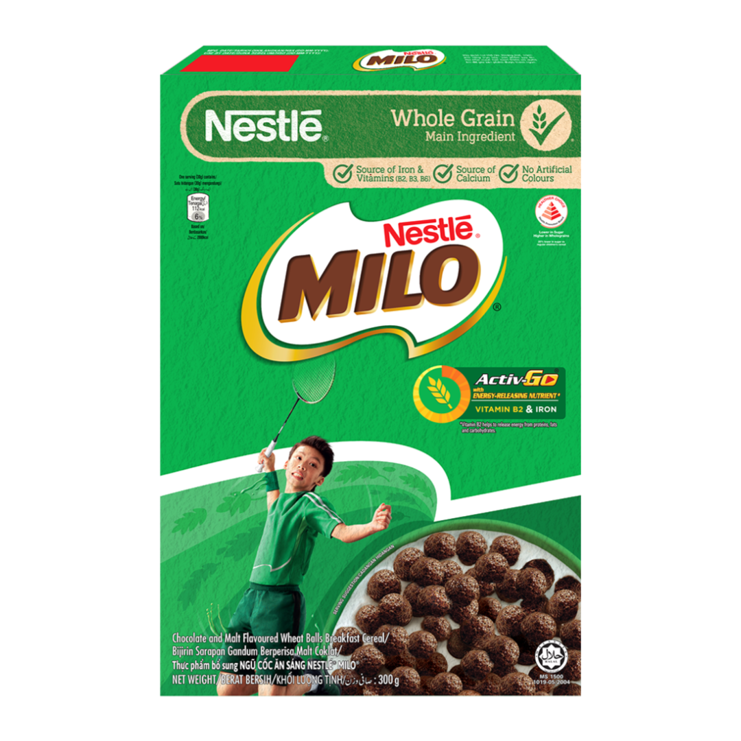 Ngũ Cốc Viên Socola, Milo, Chocolate & Malt Flavoured Wheat Balls ...