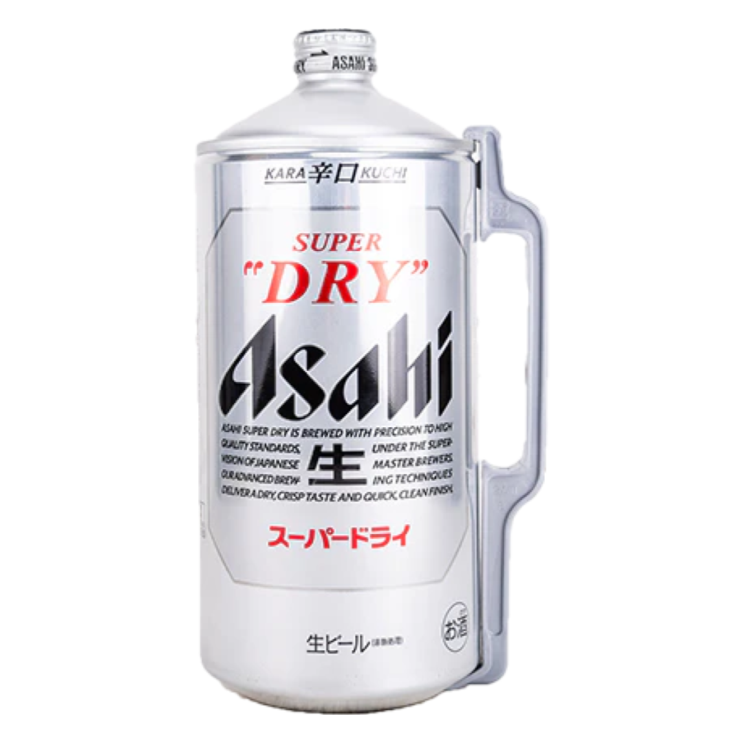 Bom Bia Asahi, Super Dry Beer, 5% (2L) - ASAHI