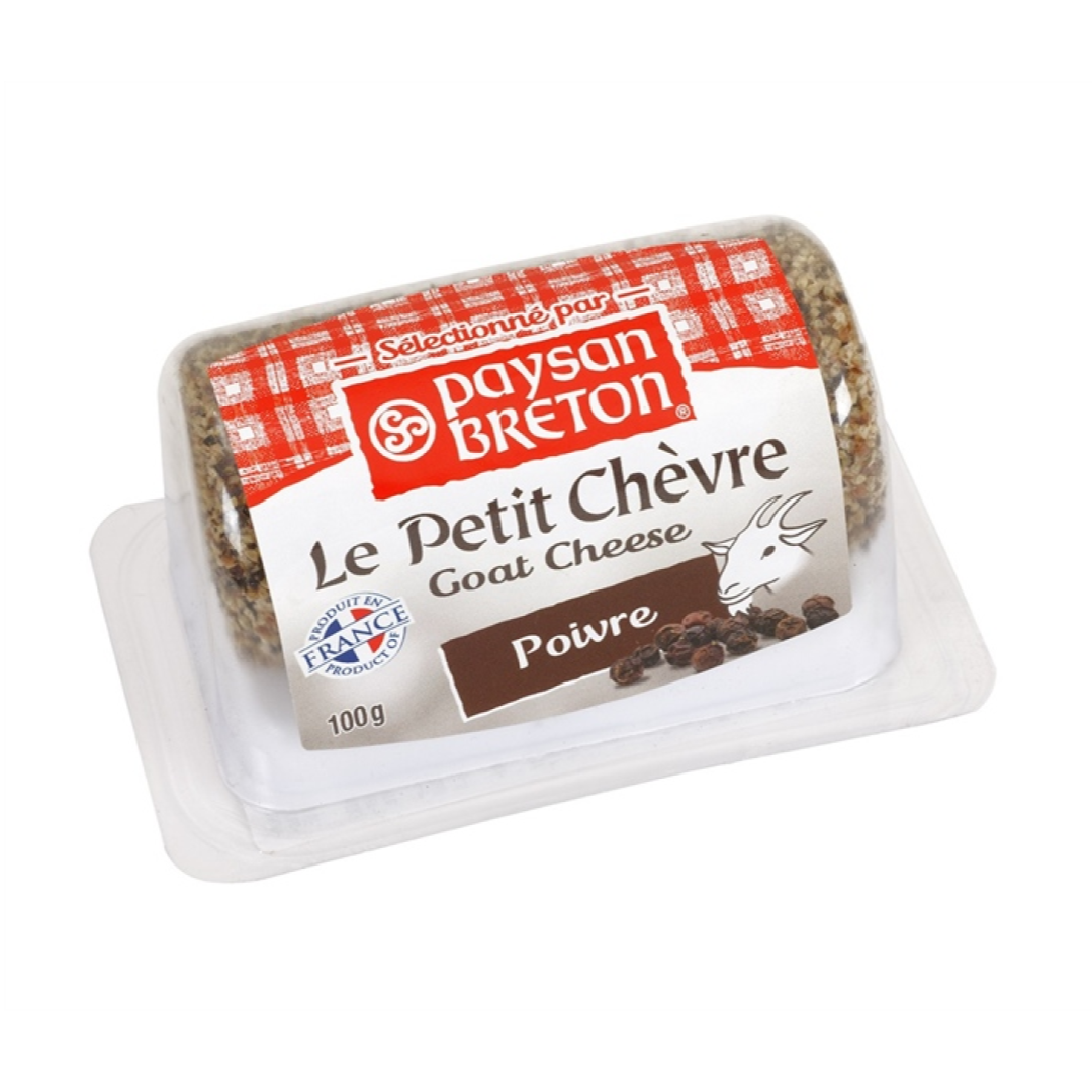 Le Petit Chevre, Goat Cheese, Poivre (100g) - PAYSAN BRETON