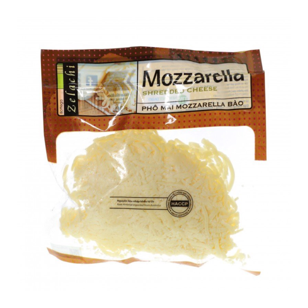 Phô Mai Mozzarella Bào Sợi, Shredded Mozzarella Cheese (200g) - BOTTEGA ...