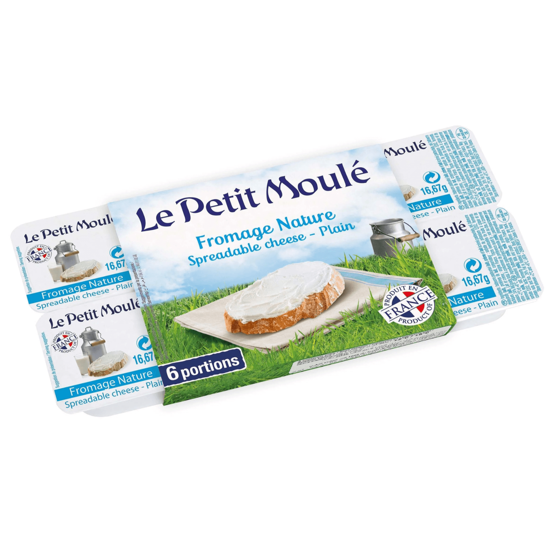 Phô Mai Phết Dạng Vỉ, Le Petit Moulé, Fromage Nature, Spreadable Cheese ...