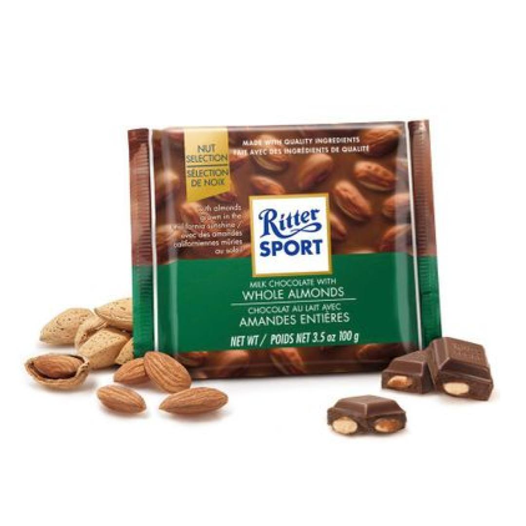 Socola Sữa Hạnh Nhân, Whole Almonds, with Almonds Grown in the ...