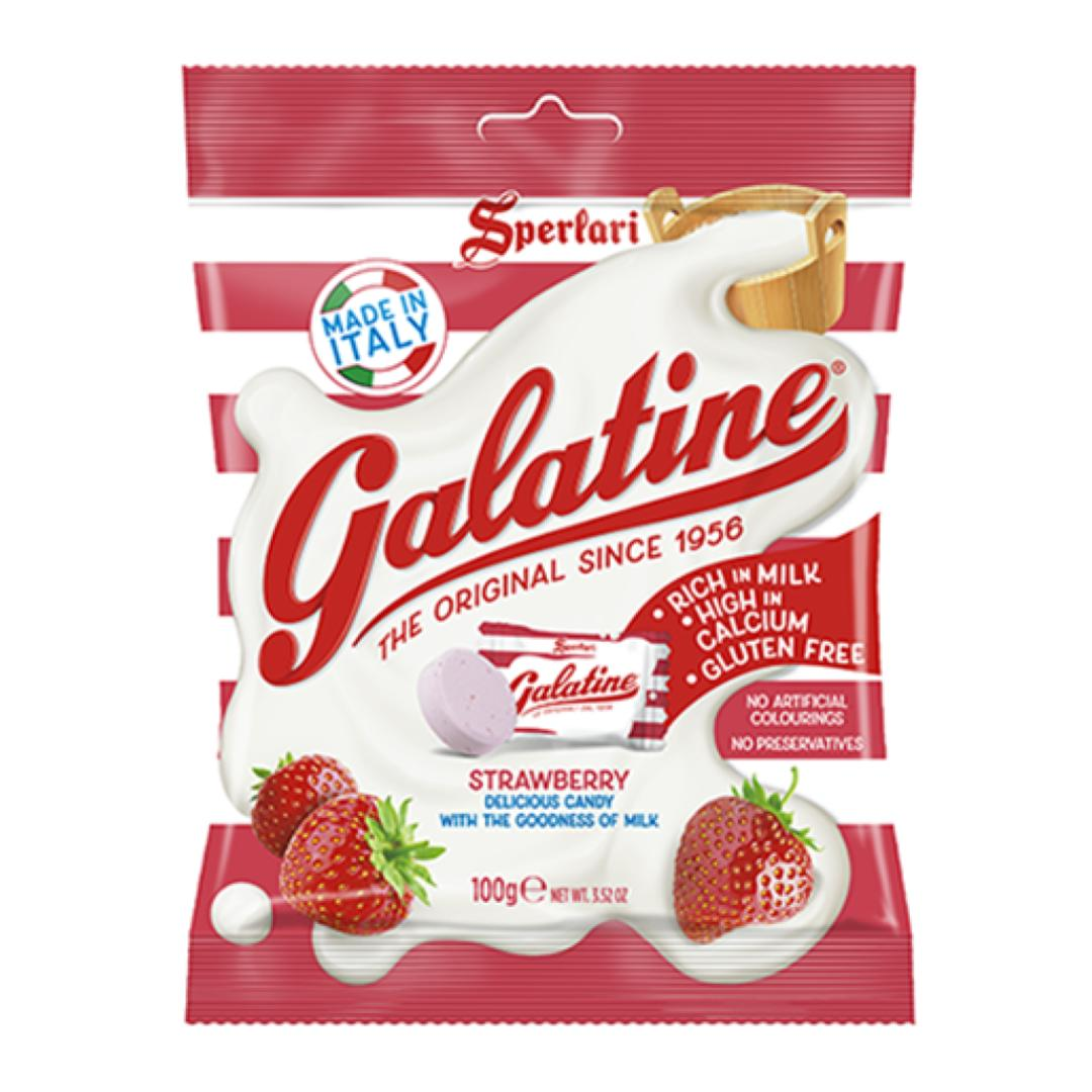 Kẹo Sữa Vị Dâu, Galatine, Strawberry Milk Candy, 3.52 oz (100g) - SPERLARI