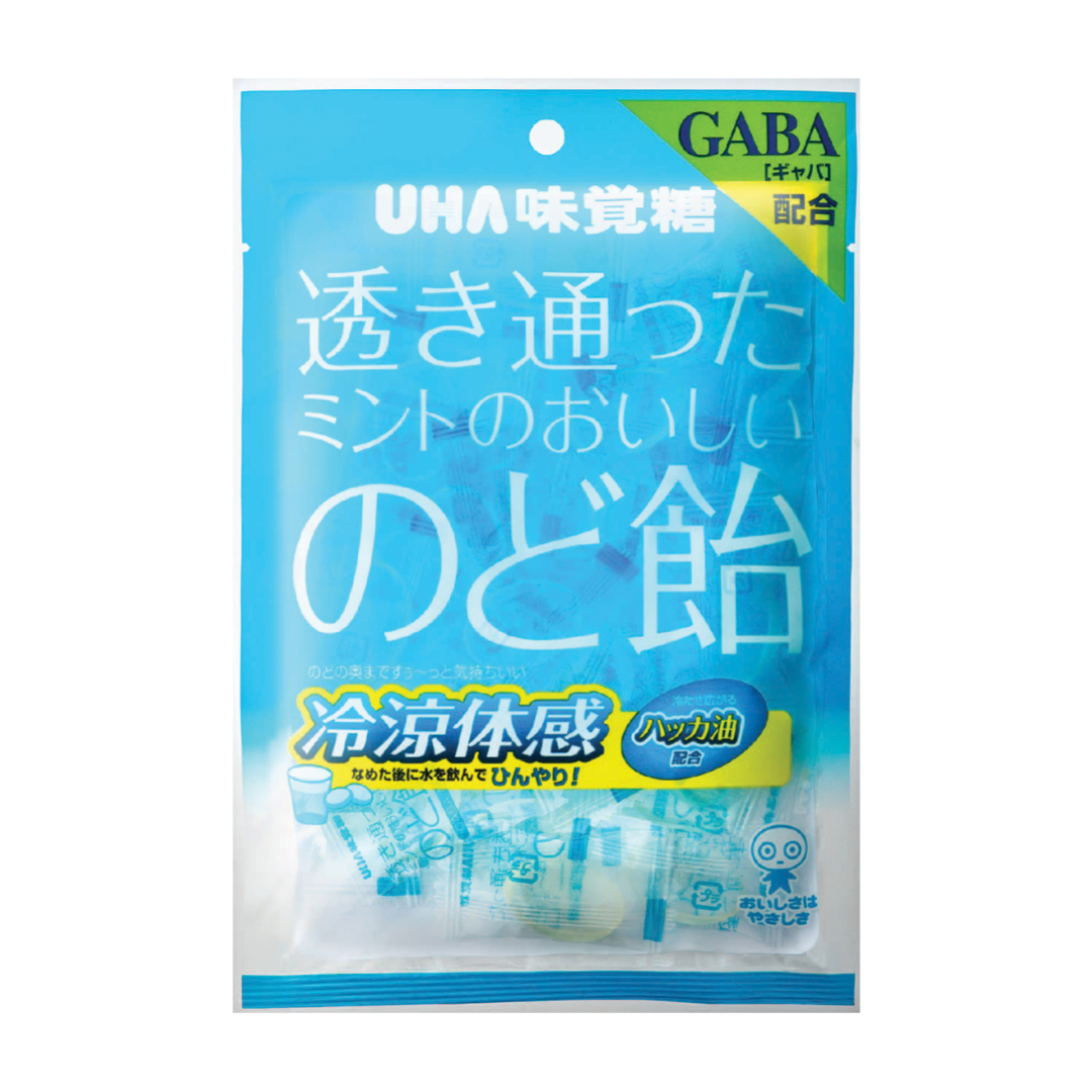 Kẹo Bạc Hà, UHA, Clear Mint Throat Candy (92g) - MIKAKUTO TOKUNO
