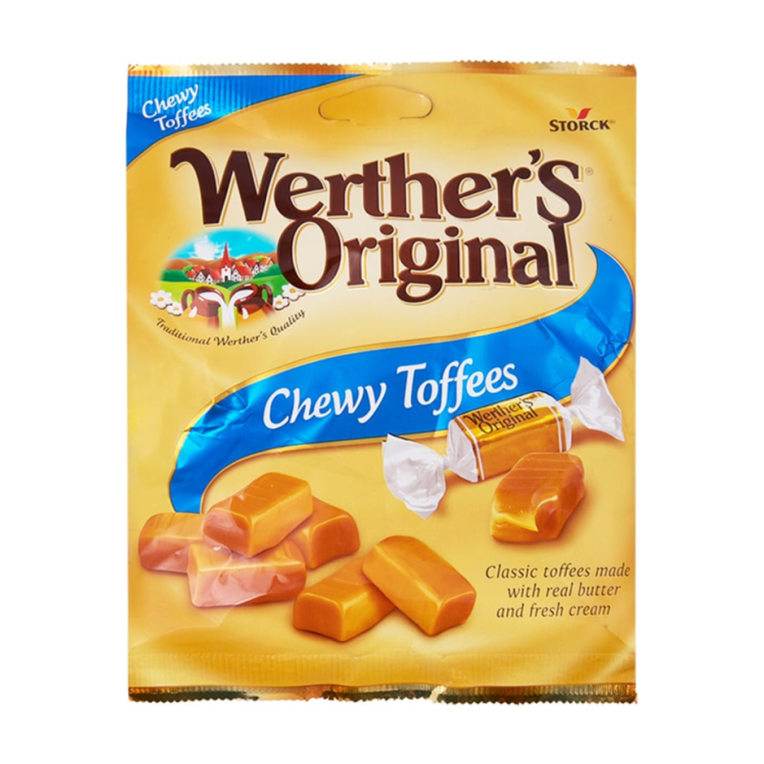 Kẹo Caramen Mềm, Werther`s Original, Chewy Toffees (80g) - STORCK