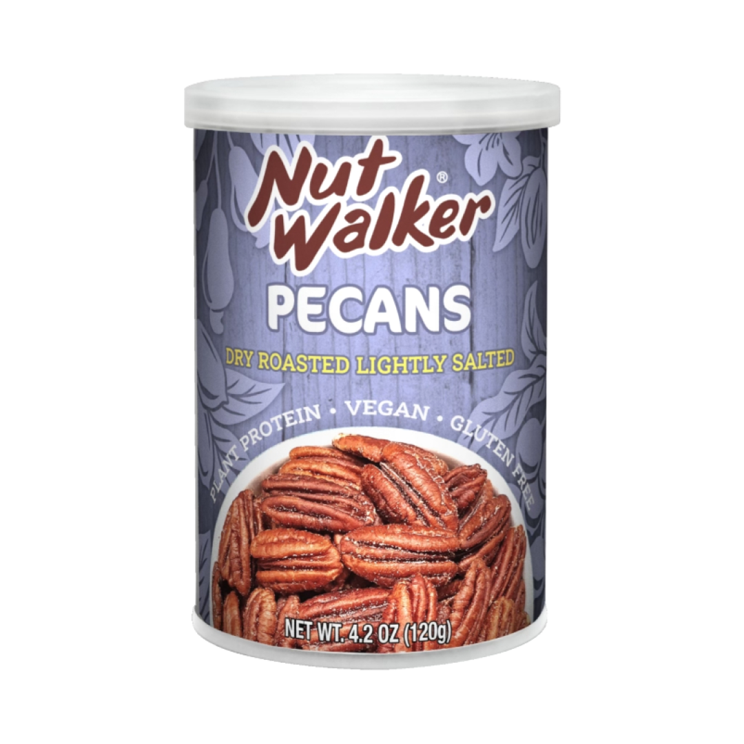 Hạt Hồ Đào Rang Muối, Pecans, Roasted Lightly Salted, 4.2 oz (120g) - NUT WALKER