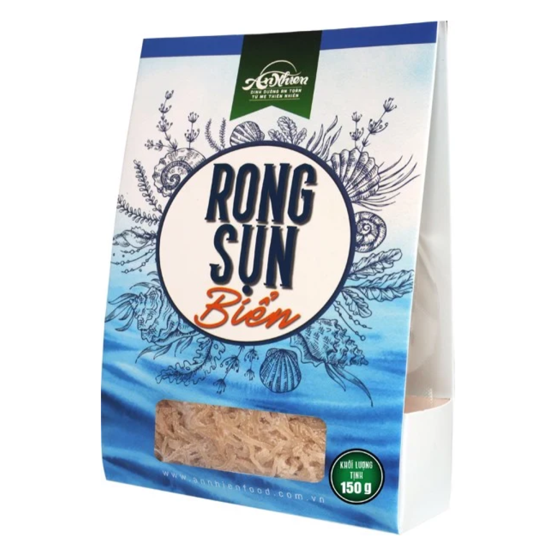 Rong Sụn Biển, Salted Cottonii Seaweed (150g) - AN NHIEN