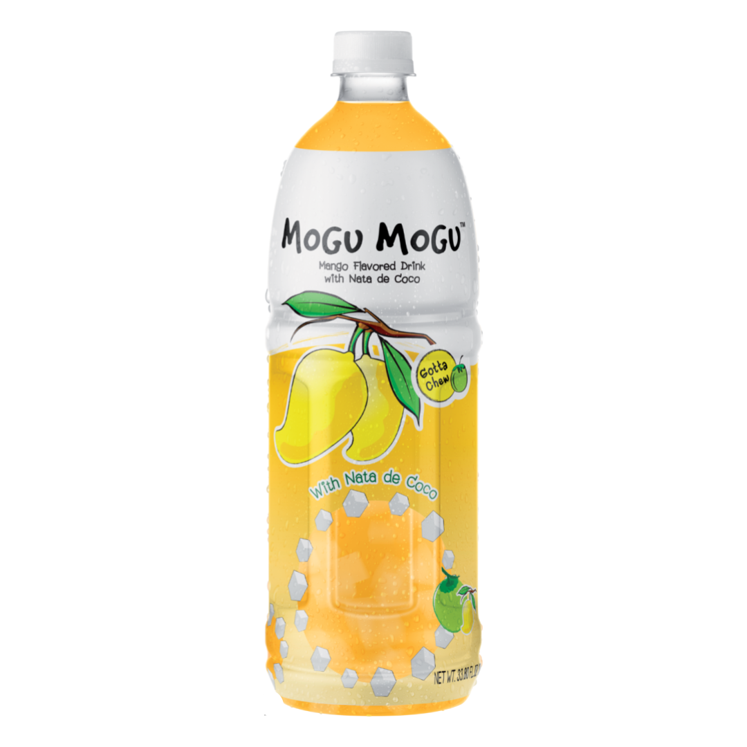 Nước Xoài Thạch Dừa, Mogu Mogu, Mango Flavored Drink with Nata de Coco ...