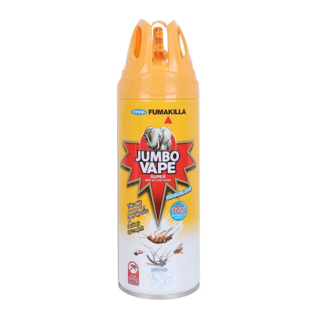 Xịt Côn Trùng Không Mùi, Jumbo Vape, Insect Killer Spray, Odourless ...