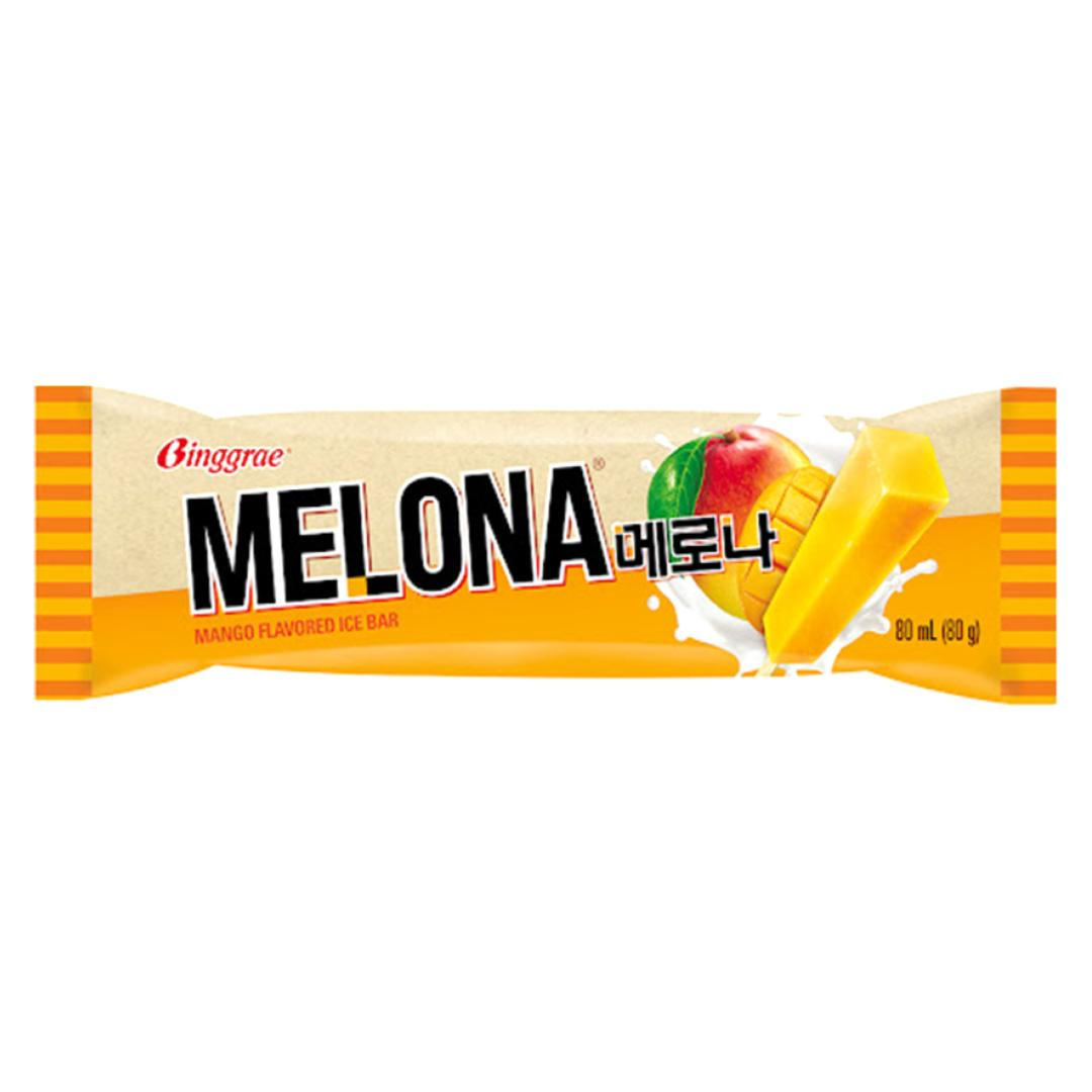 Kem Que Vị Xoài, Melona, Mango Flavored Ice Bar, 2.7 fl oz (80ml ...