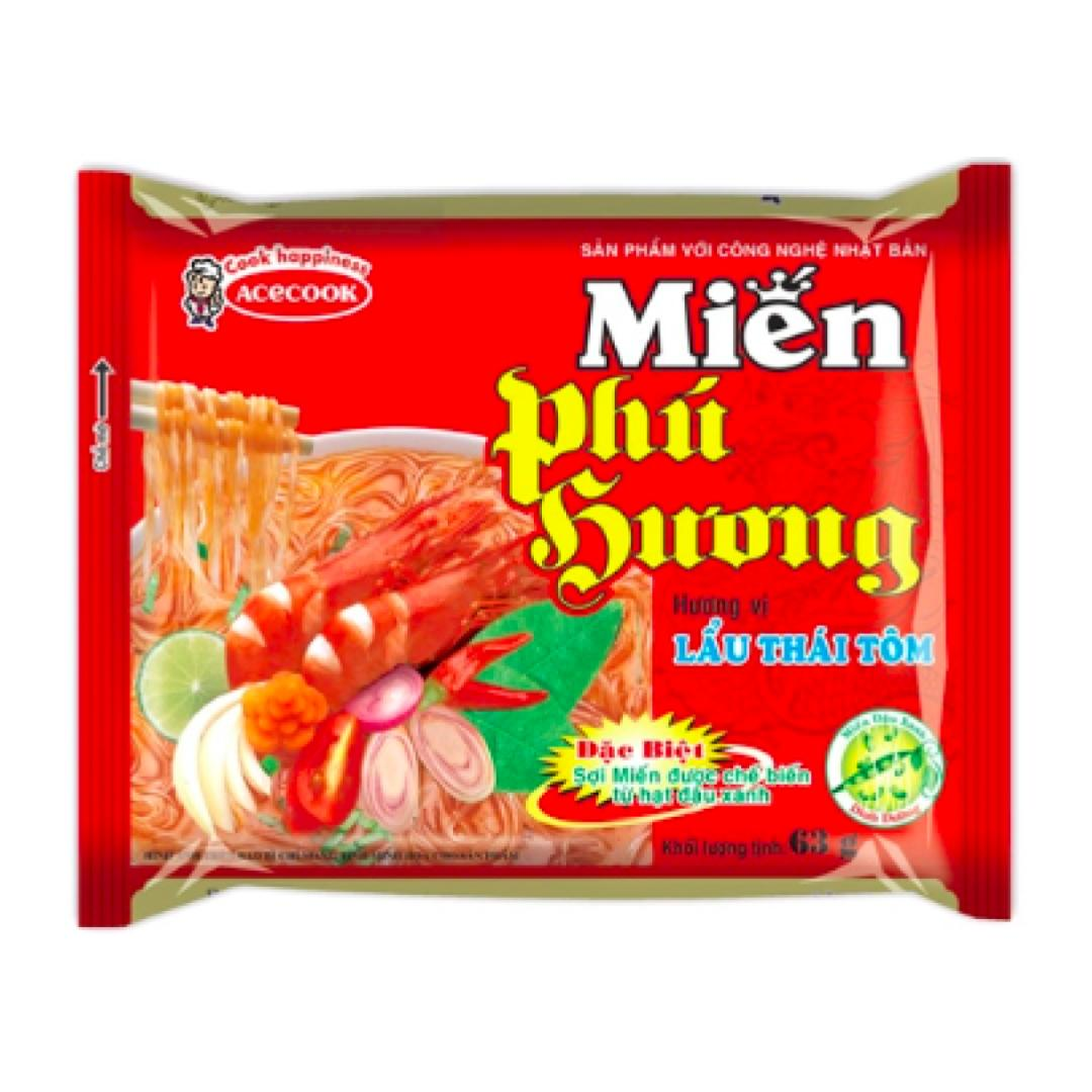 Miến Phú Hương, Hương Vị Lẩu Thái Tôm, Instant Glass Noodles, Thai ...