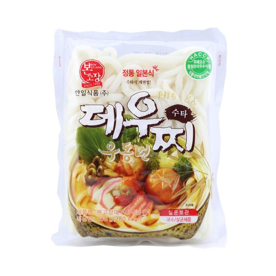 Mì Udon Tươi Deuchi, Deuchi Udon Noodles (200g) - BON GO JANG
