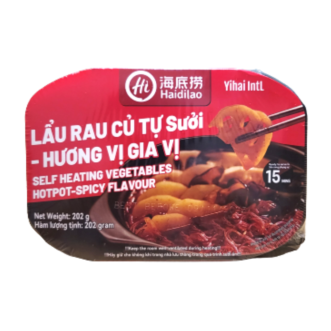 Lẩu Rau Củ Tự Sưởi Hương Vị Gia Vị Cay, Self Heating Vegetables Hotpot, Spicy Flavour (202g ...