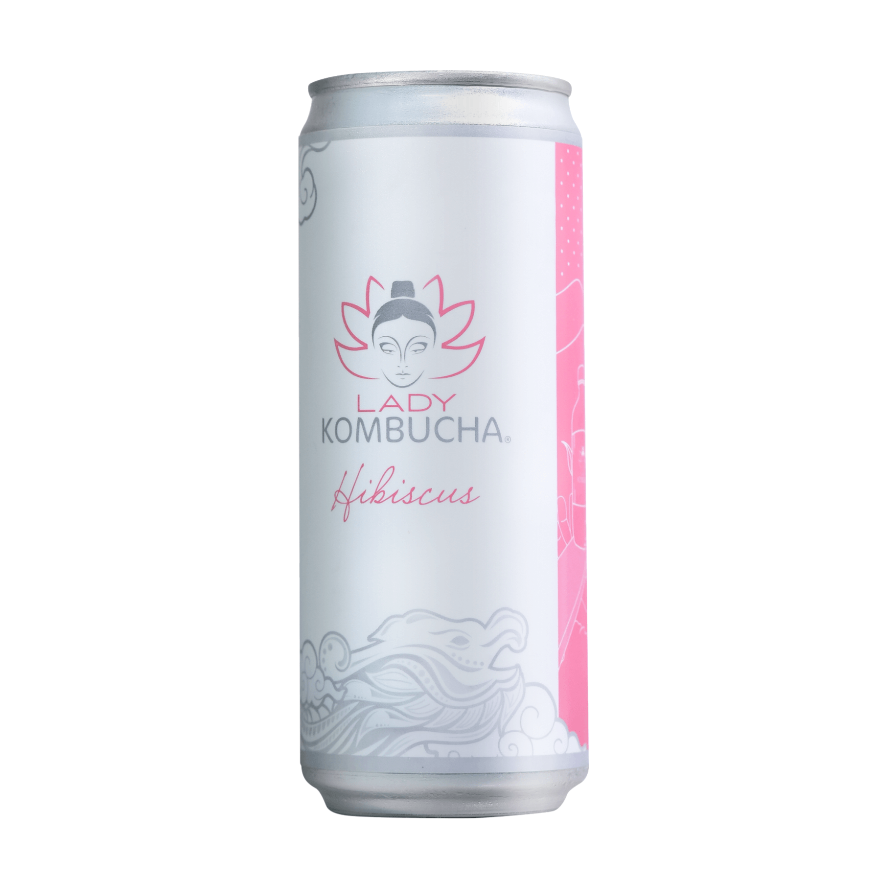 Trà Lên Men Vị Hoa Bụp Giấm, Hibiscus Kombucha (330ml) - LADY KOMBUCHA