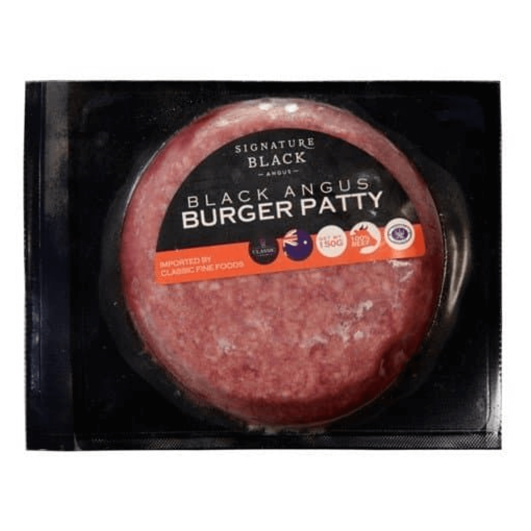 Thịt Bò Burger, Black Angus Burger Patty (200g) - STANBROKE