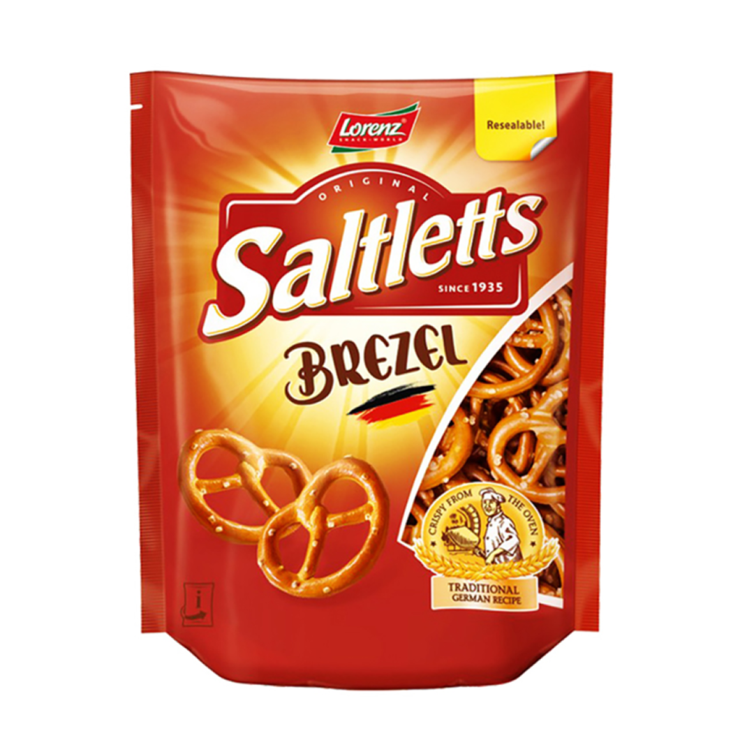 Bánh Xoắn Pretzel, Saltletts, Original Brezel (90g) - LORENZ