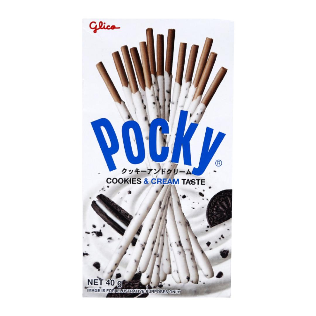 Bánh Que Phủ Cookie & Cream, Pocky, Cookies & Cream (40g) - GLICO