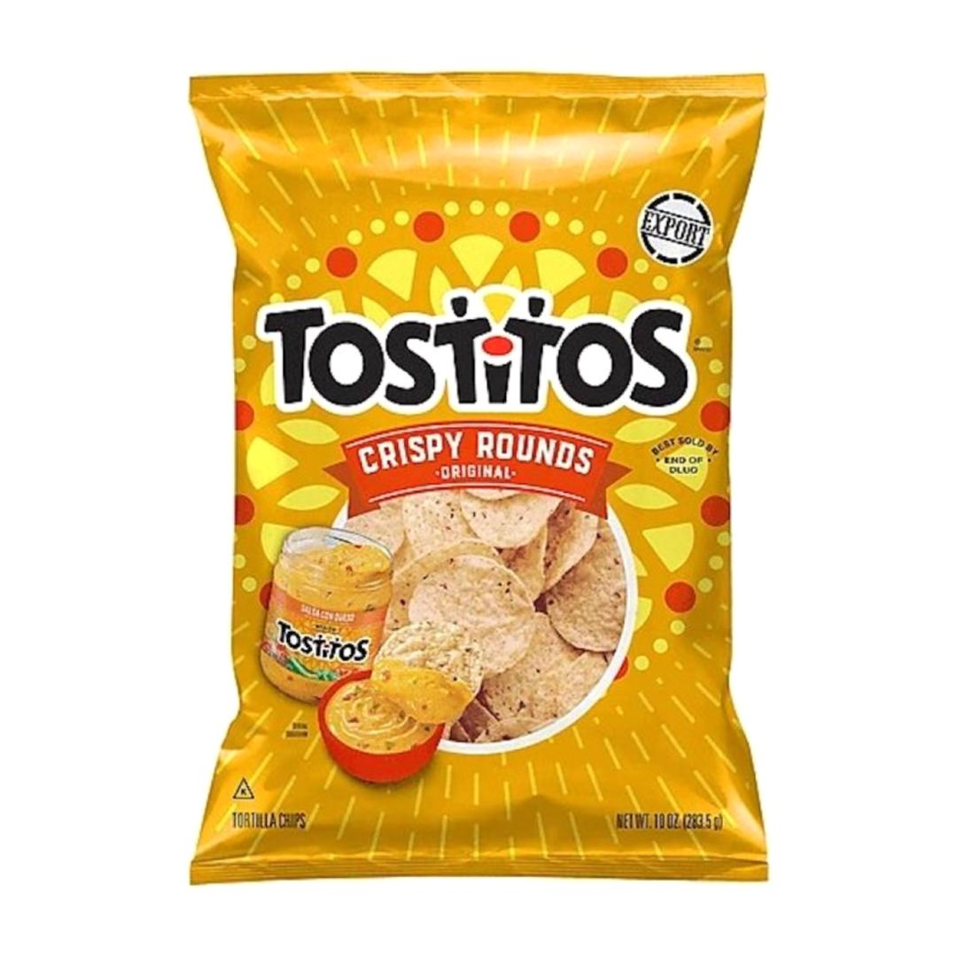 Tortilla Chips, Crispy Round, 10 oz (283.5g) - TOSTITOS