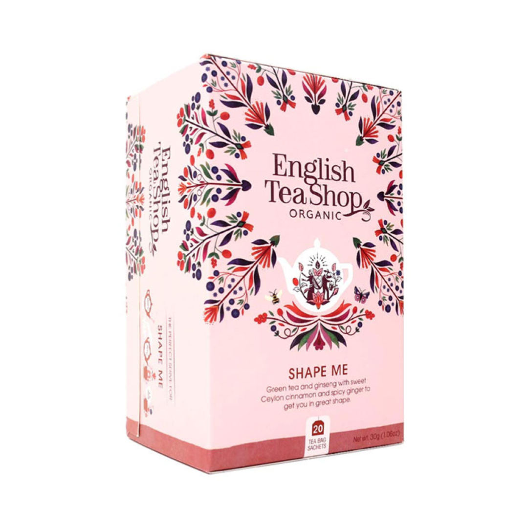 Trà Xanh Nhân Sâm, Quế & Gừng Hữu Cơ, Shape Me, 20 Túi Trà, 1.06 oz ...