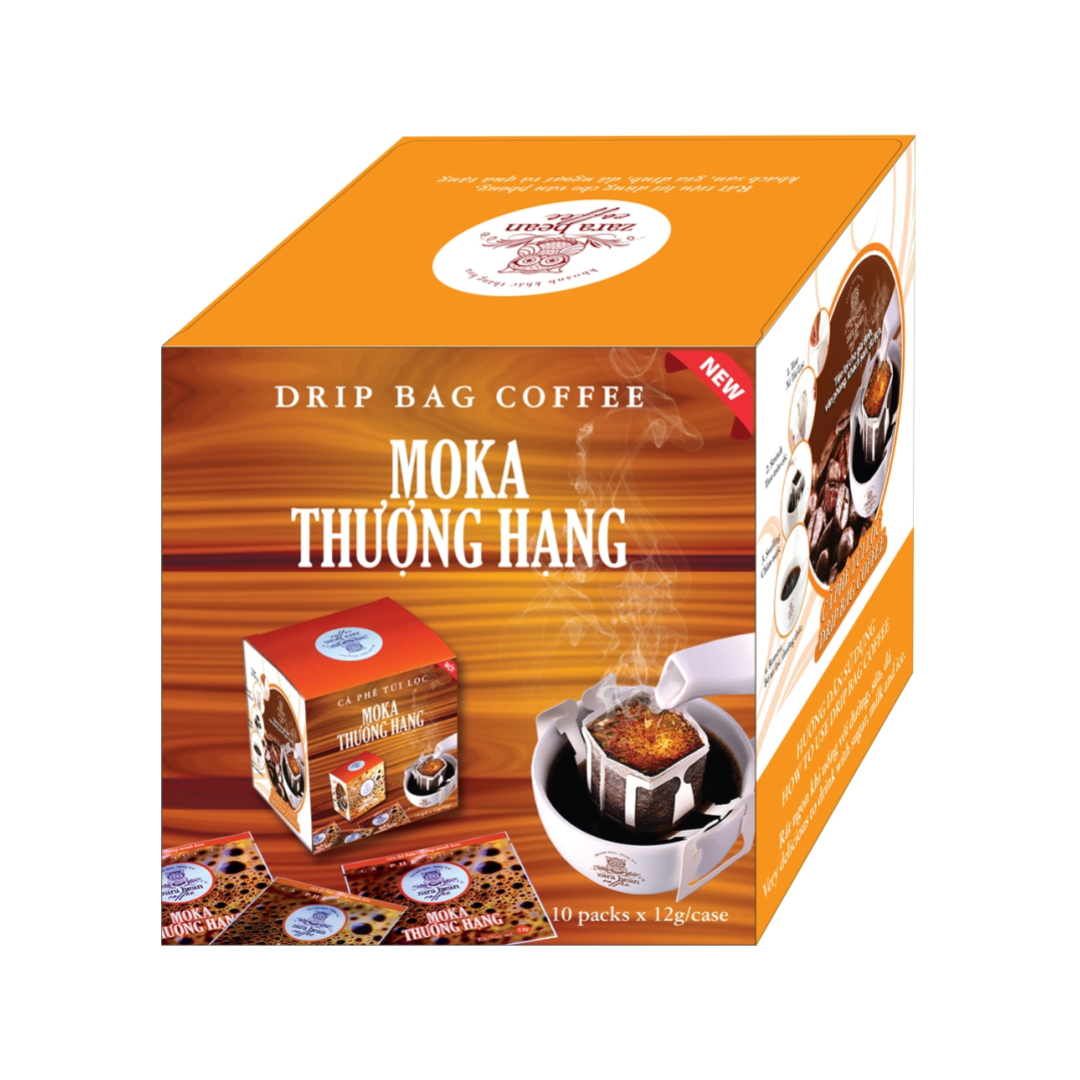 Cà Phê Túi Lọc, Moka Thượng Hạng, Drip Bag Coffee, 10 Gói (120g) - ZARA ...