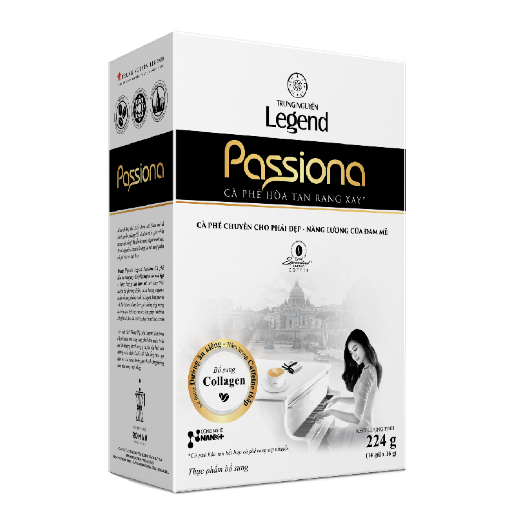 Cà Phê Chuyên Cho Phái Đẹp, Passiona, 14 Gói (224g) - TRUNG NGUYEN