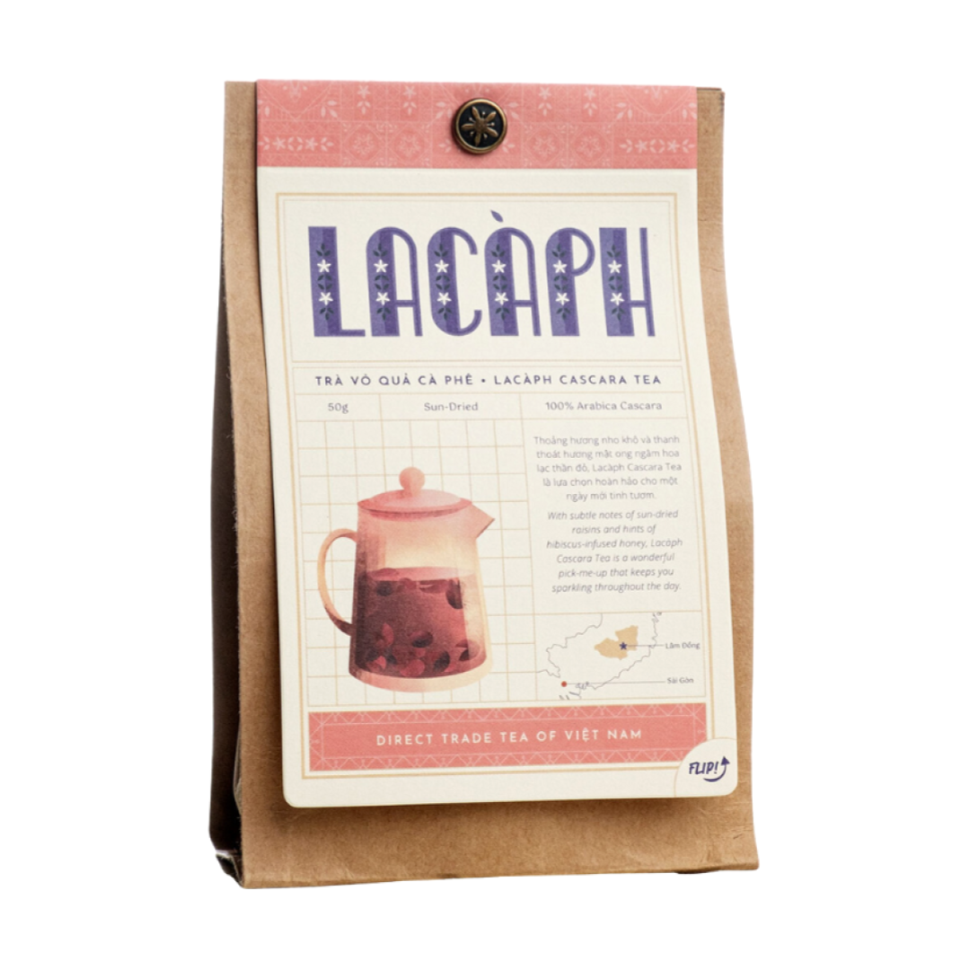 Cascara Tea, Sun-Dried 100% Arabica Cascara (50g) - LACAPH