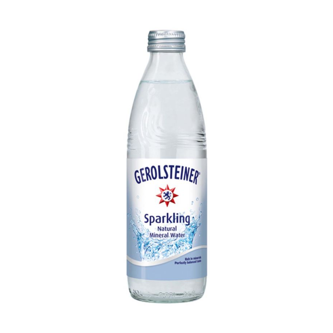 Nước Khoáng Thiên Nhiên Có Ga, Sparkling Natural Mineral Water, Glass Bottle (33cl) - GEROLSTEINER