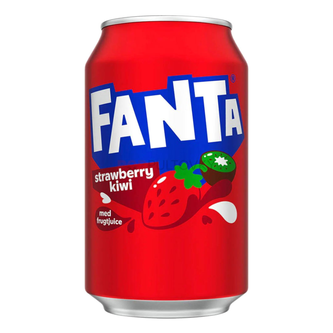 Nước Ngọt Fanta Dâu Kiwi, Fanta Strawberry Kiwi (330ml) - COCA COLA