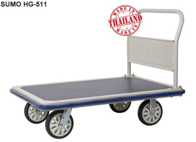 Xe đẩy hàng 4 bánh SUMO HG-511 500kg - 650kg (Max) chính hãng giá tốt nhất Super MRO