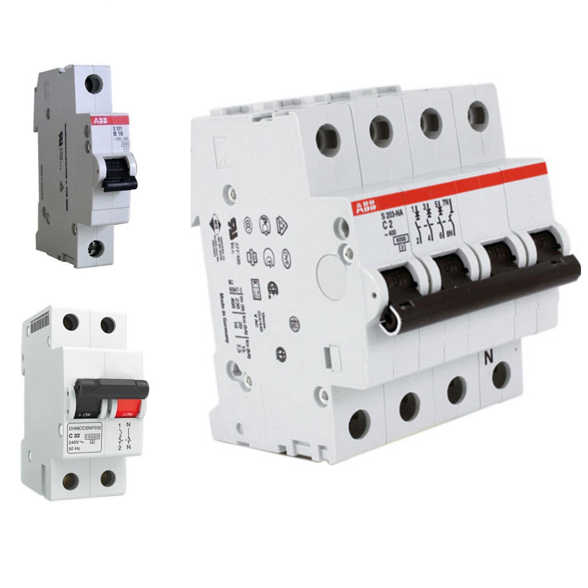 MCB; MCCB; RCCB; ACB