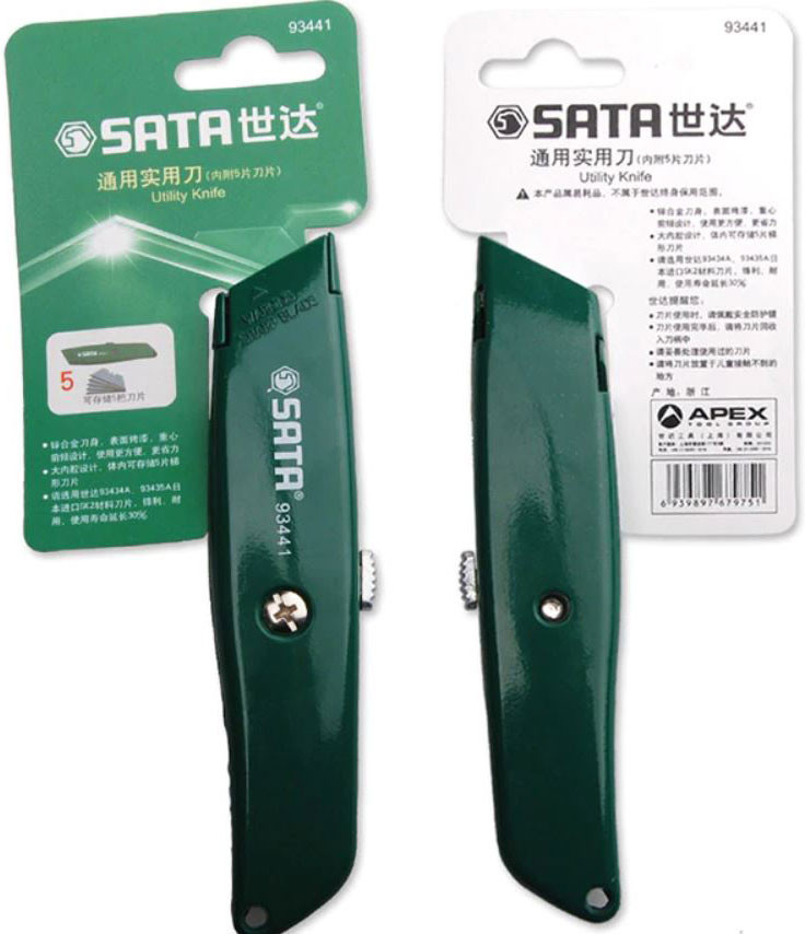 Dao rọc cáp đa năng thân hợp kim Sata 93441 18mm chính hãng giá tốt ...