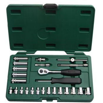 Bộ đầu khẩu Sata 09001 25 chi tiết 1/4" chính hãng giá tốt nhất Super MRO