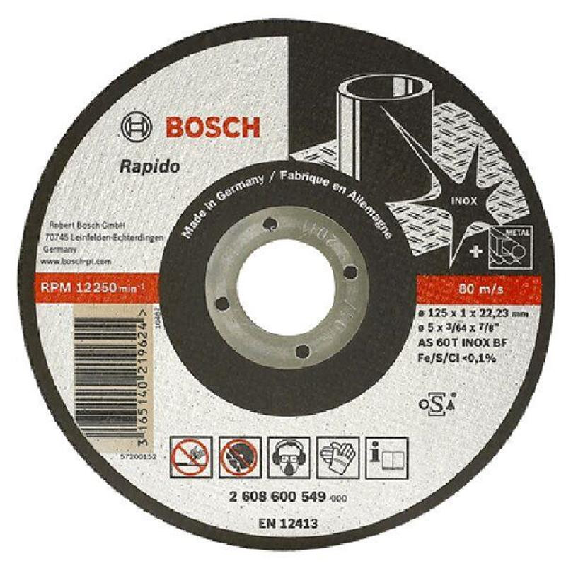 Đá cắt Inox Bosch 2608600549 125x1x22,2mm chính hãng giá tốt nhất Super MRO