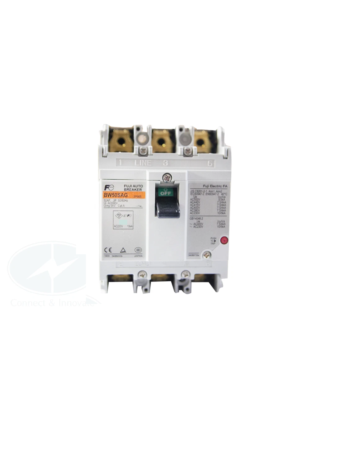 Aptomat MCCB FUJI BW50SAG-3P-50A chính hãng giá tốt nhất Super MRO